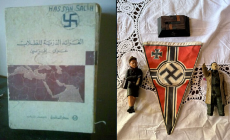 IDF discovers Nazi flag, Hitler figure, swastikas in Southern Lebanon